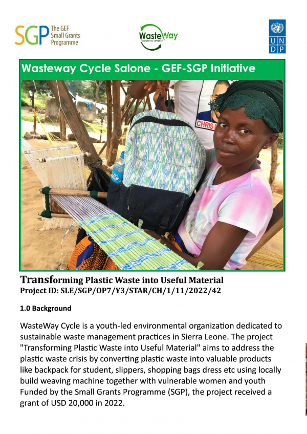 Transforming plastic waste into useful materials